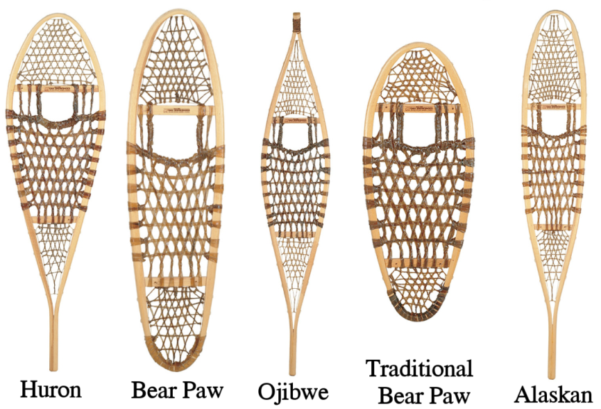 Snowshoes Canada Traditional Wood Snowshoes & Aluminum Snowshoes